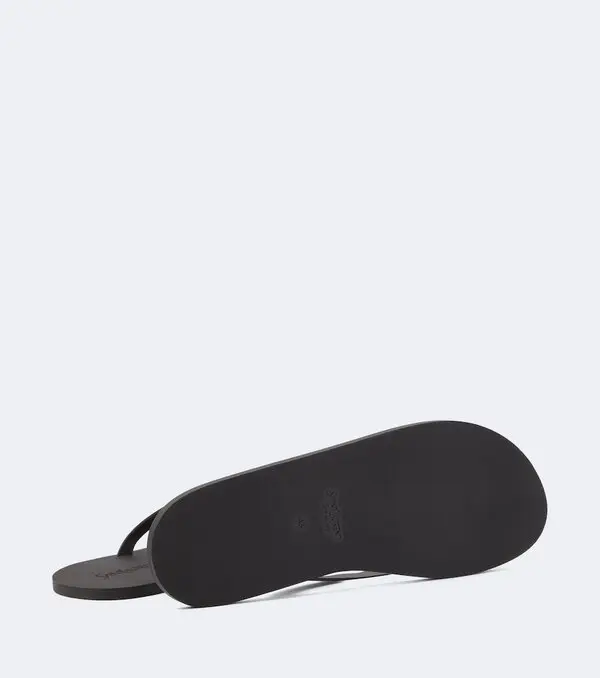 Saint Laurent Leather Thong Sandals