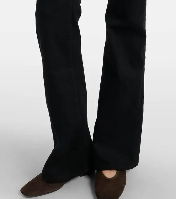 Veronica Beard Beverly High-rise Flared Jeans - Black