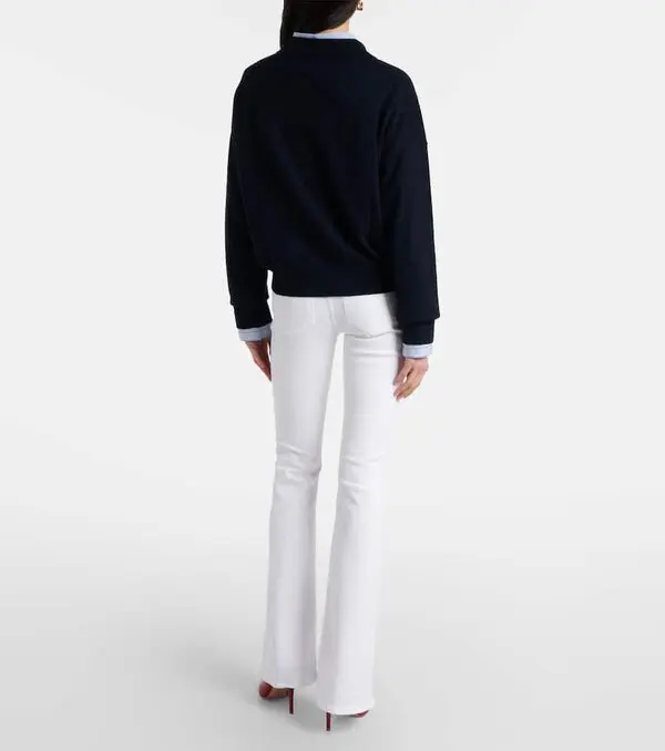 Veronica Beard Beverly High-rise Flared Jeans - White