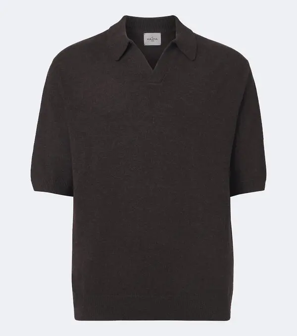Le Kasha Bale Cashmere Polo Sweater - Brown