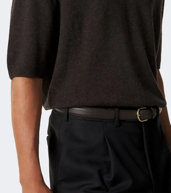 Le Kasha Bale Cashmere Polo Sweater - Brown
