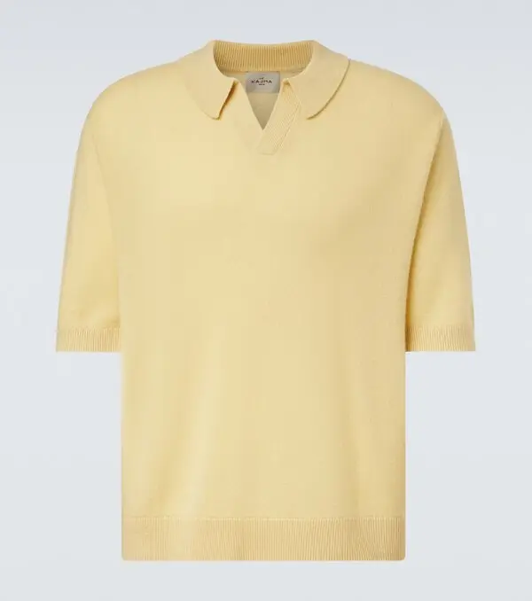 Le Kasha Bale Cashmere Polo Sweater - Yellow