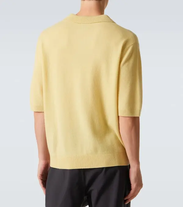Le Kasha Bale Cashmere Polo Sweater - Yellow