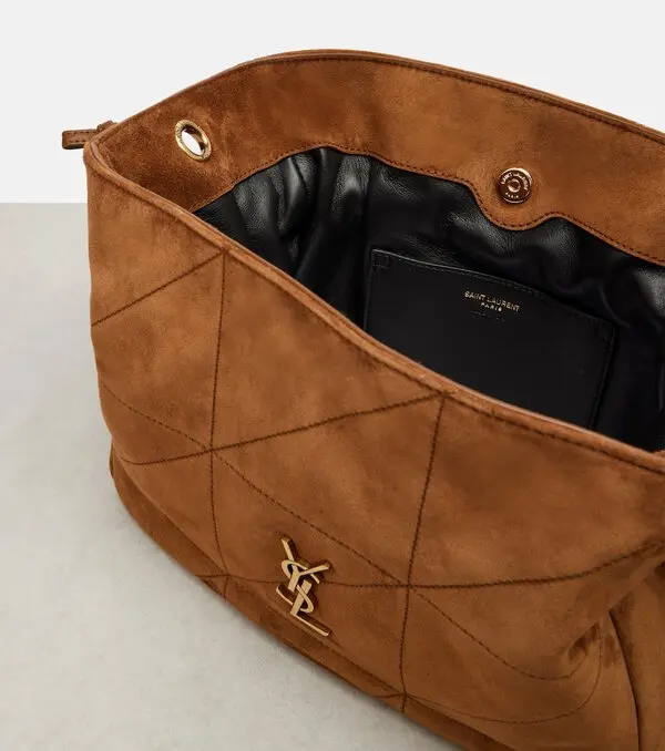 Saint Laurent Jamie Small Suede Shoulder Bag - Brown