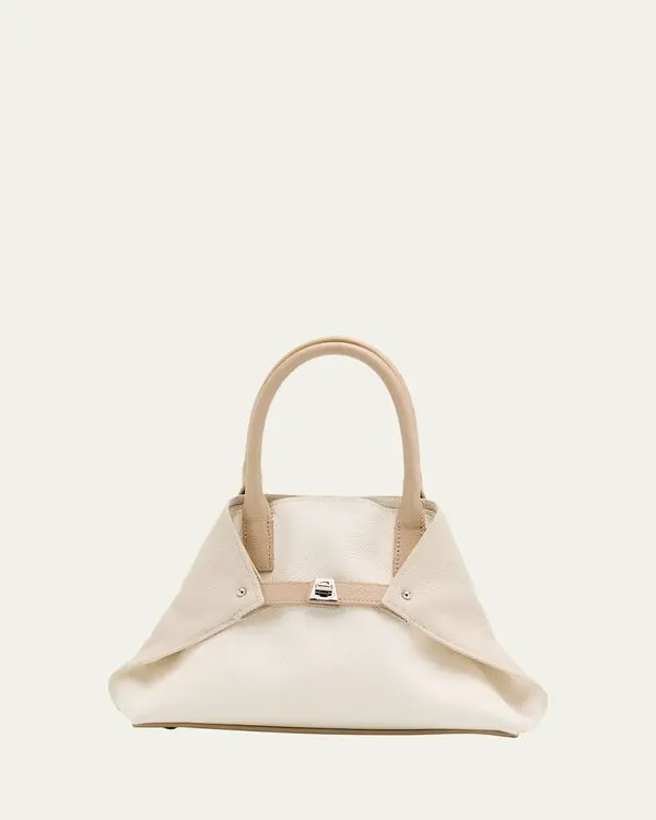 Akris Ai Two-tone Leather Tote