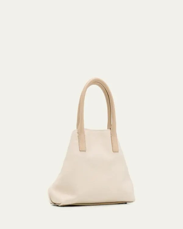 Akris Ai Two-tone Leather Tote