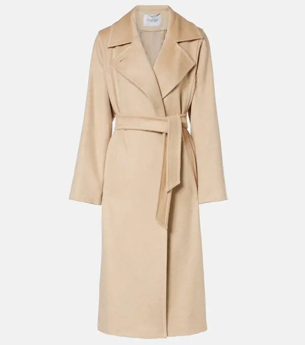 Max Mara Riccio Camel Hair Coat - Beige