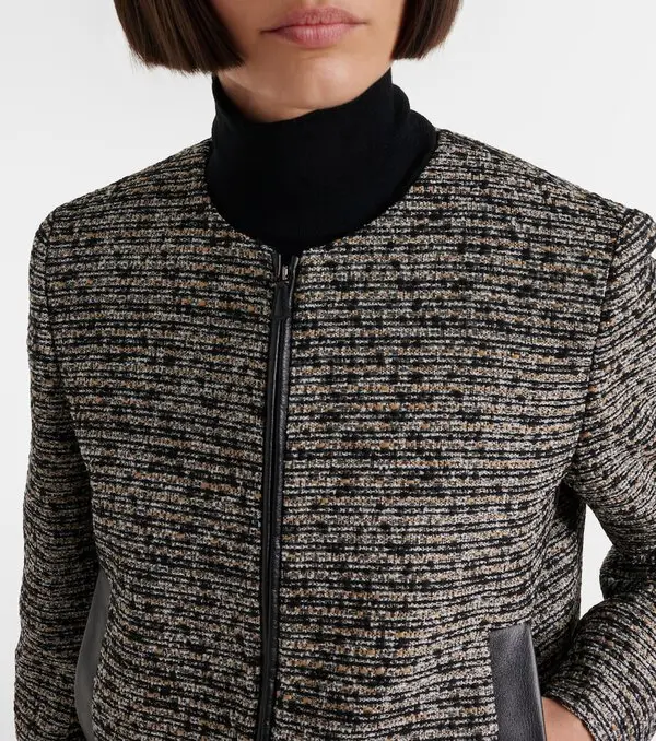 Max Mara Volume Tweed Jacket