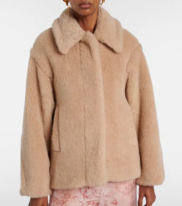 Max Mara Tritone Cropped Teddy Jacket