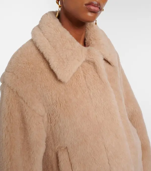 Max Mara Tritone Cropped Teddy Jacket