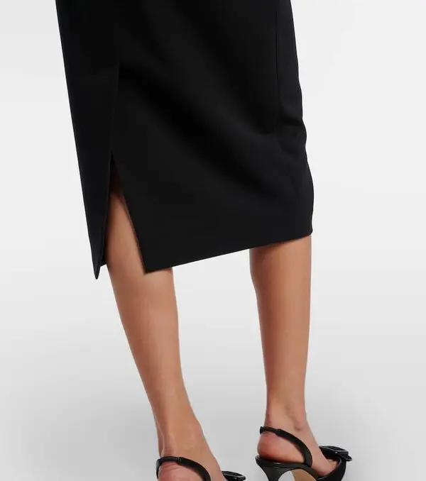 Max Mara Otre Wool Midi Skirt
