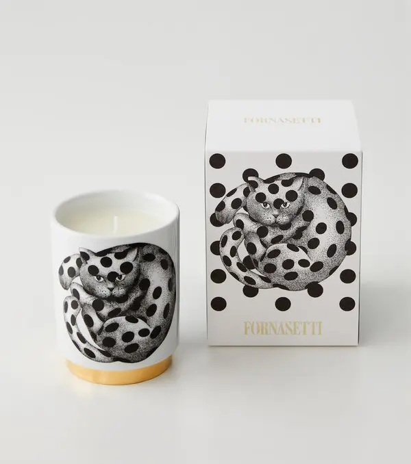 FORNASETTI High Fidelity Porcelain Scented Candle