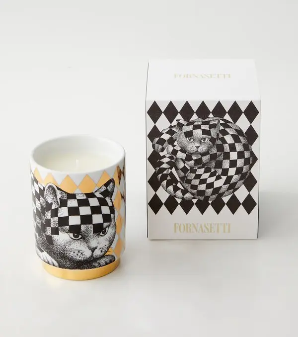 FORNASETTI High Fidelity Porcelain Scented Candle