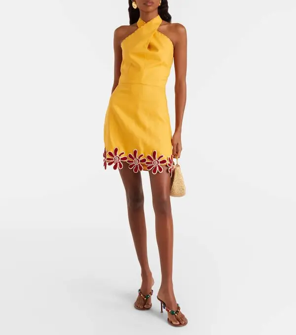 kaya linen dress Off-White Kaya Midi Dress main image 1