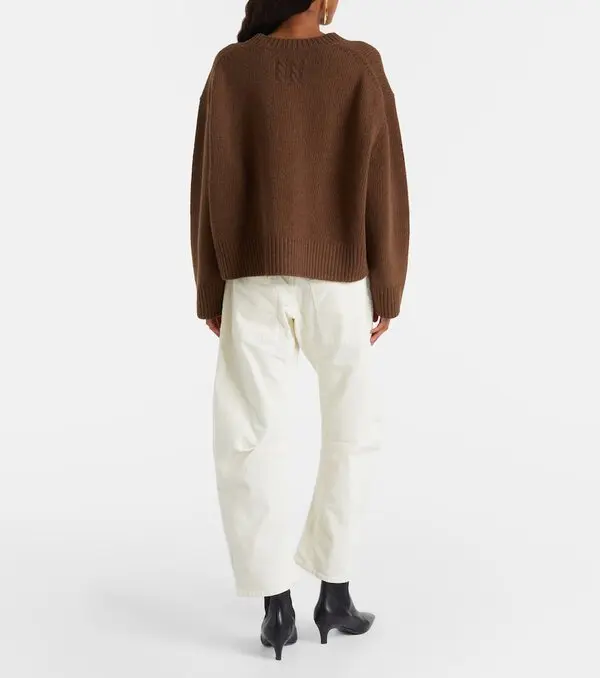 NILI LOTAN Shon Corduroy Pants - White