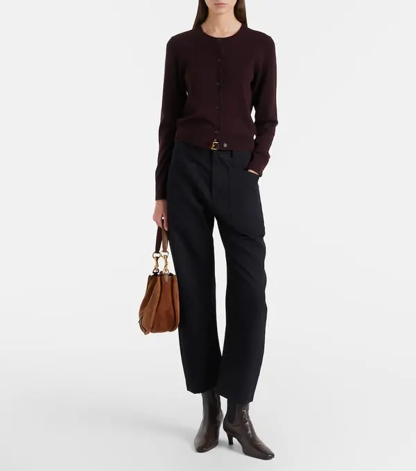 NILI LOTAN Shon Barrel-leg Pants