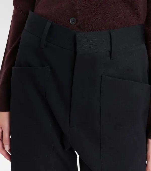 NILI LOTAN Shon Barrel-leg Pants