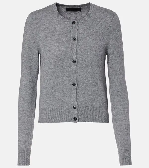 NILI LOTAN March Cashmere Cardigan - Grey