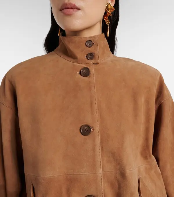 Simkhai Marley Suede Jacket - Brown