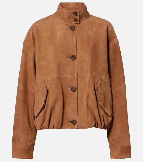 Simkhai Marley Suede Jacket - Brown