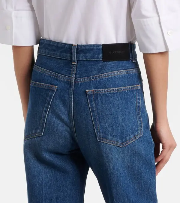 Givenchy Mid-rise Straight Jeans - Blue