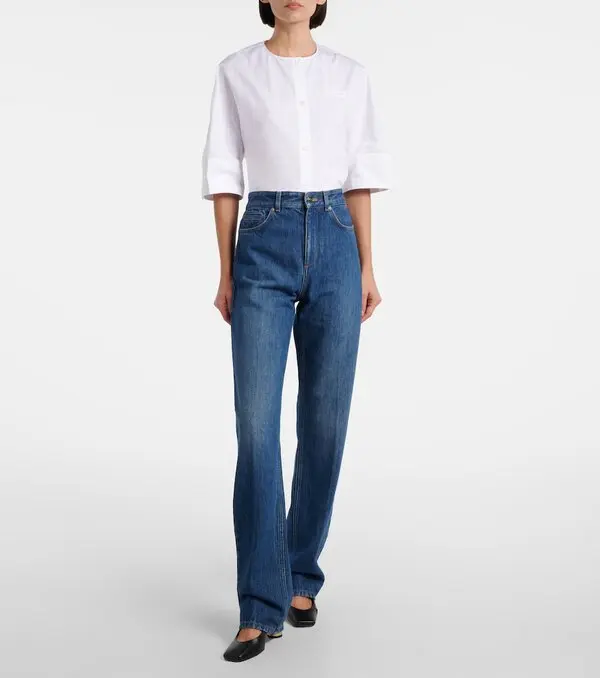 Givenchy Mid-rise Straight Jeans - Blue