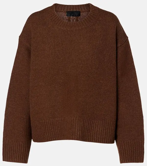 NILI LOTAN Josepha Wool Sweater - Brown
