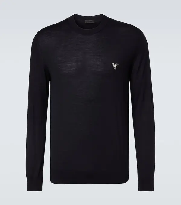 Prada Virgin Wool Sweater - Blue