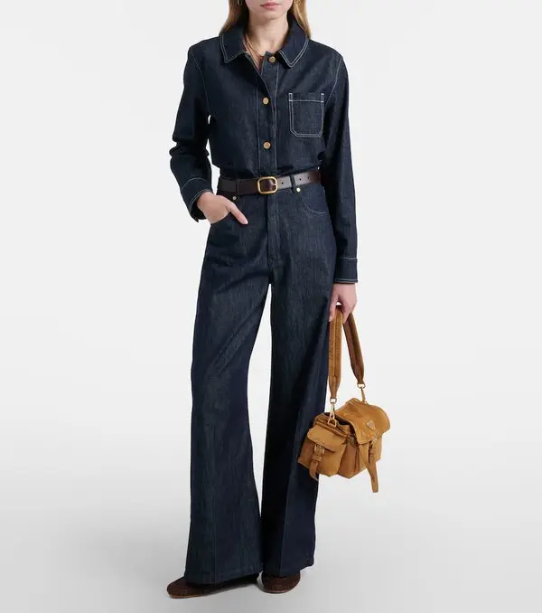 Max Mara Lavinia High-rise Wide-leg Jeans - Blue