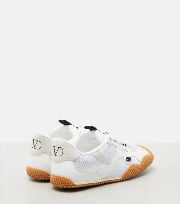 Valentino Garavani Amphibia Lace-up Sneakers - White