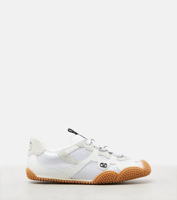 Valentino Garavani Amphibia Lace-up Sneakers - White