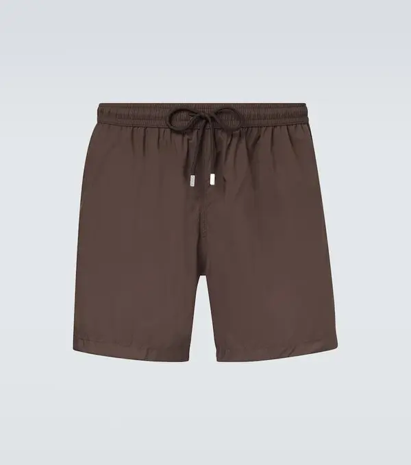 Fedeli Madeira Swim Trunks - Brown