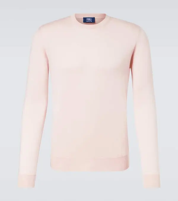 Fedeli Fine Knit Cashmere And Silk Sweater
