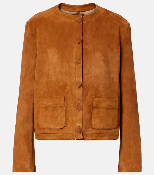 Stouls Gabrielle Suede Jacket - Brown