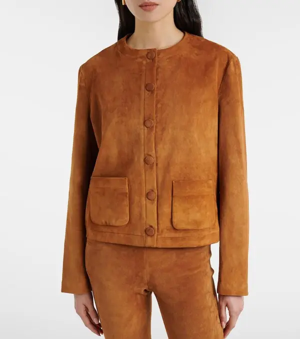 Stouls Gabrielle Suede Jacket - Brown