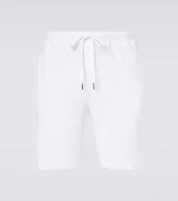 Fedeli Cotton Terry Shorts - White
