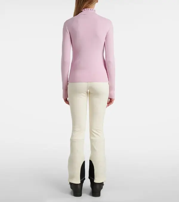 Cordova Kitz Ribbed-knit Wool-blend Ski Top - Pink