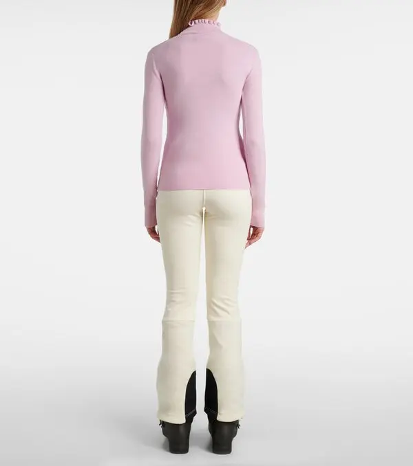 Cordova Kitz Ribbed-knit Wool-blend Ski Top - Pink