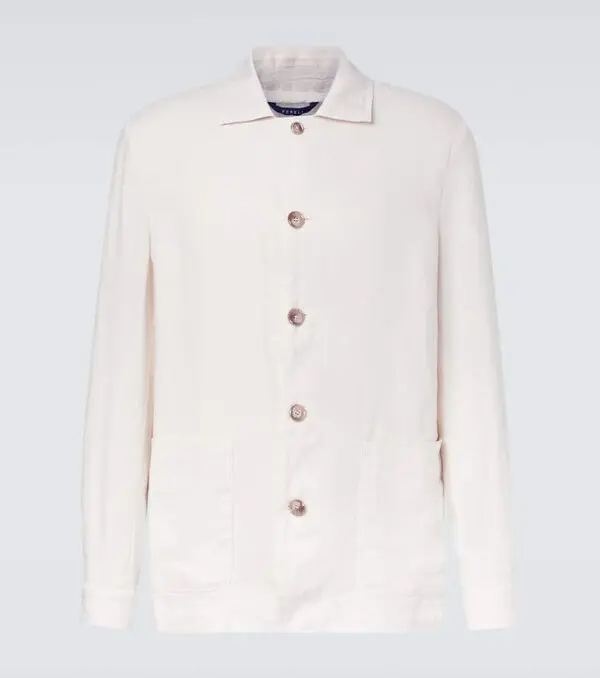 Fedeli Oxford Linen Jacket