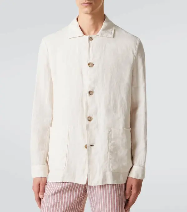 Fedeli Oxford Linen Jacket