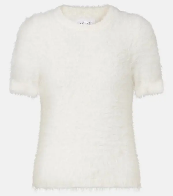 Velvet By Graham & Spencer Knit Top - White