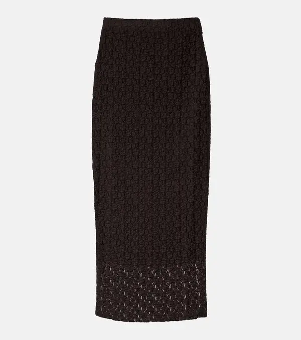 Velvet By Graham & Spencer Mia Lace Midi Skirt