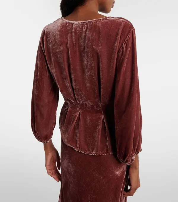 Velvet By Graham & Spencer Elida Bow-detail Top - Pink
