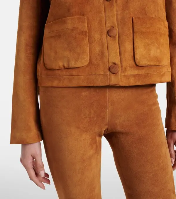 Stouls Gabrielle Suede Jacket - Brown