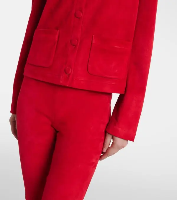 Stouls Gabrielle Suede Jacket - Red
