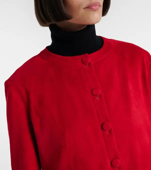 Stouls Gabrielle Suede Jacket - Red