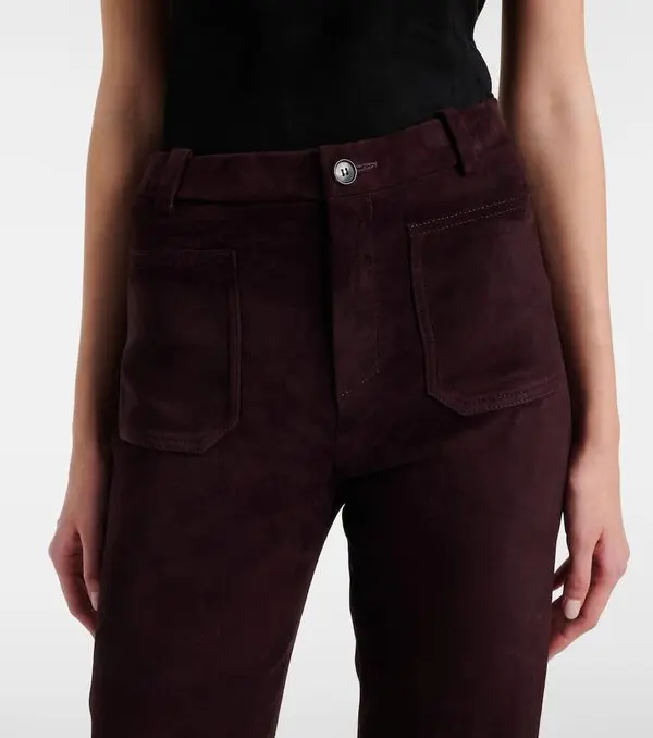Stouls Laurent Suede Flared Pants