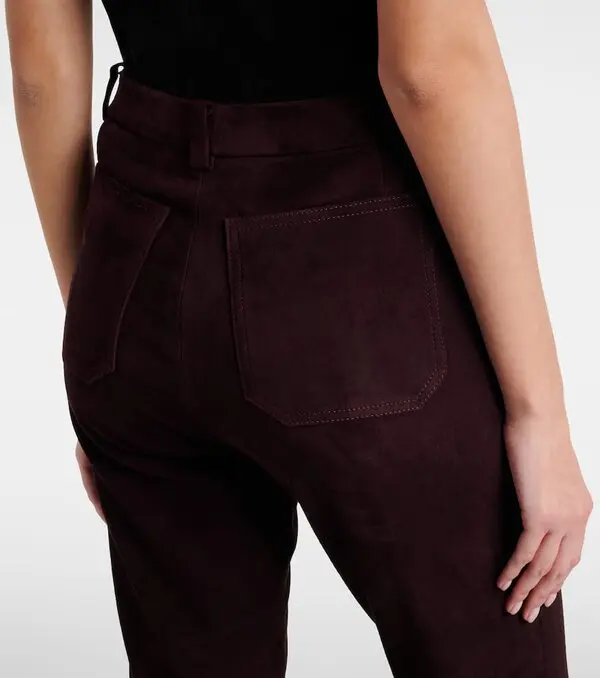 Stouls Laurent Suede Flared Pants