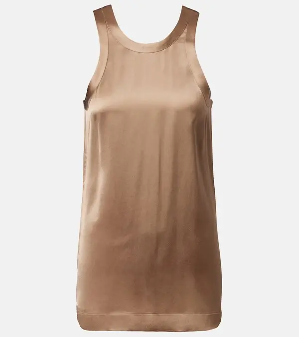 TOTEME Satin Top - Beige