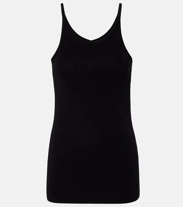 TOTEME Satin Viscose Top - Black